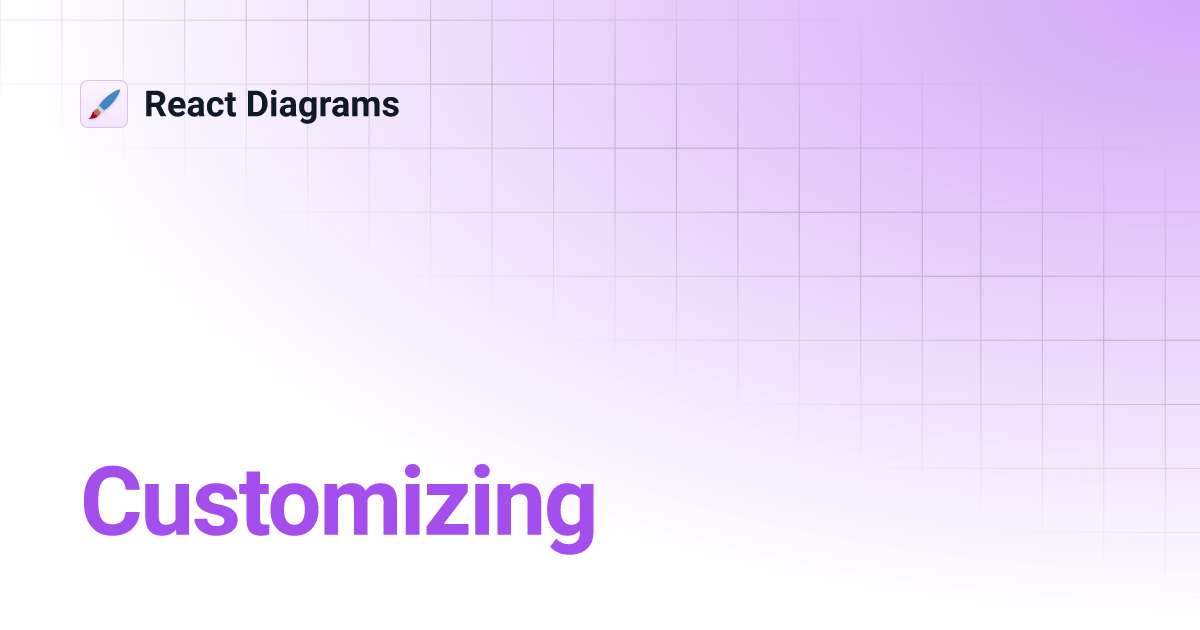 Customizing React Diagrams
